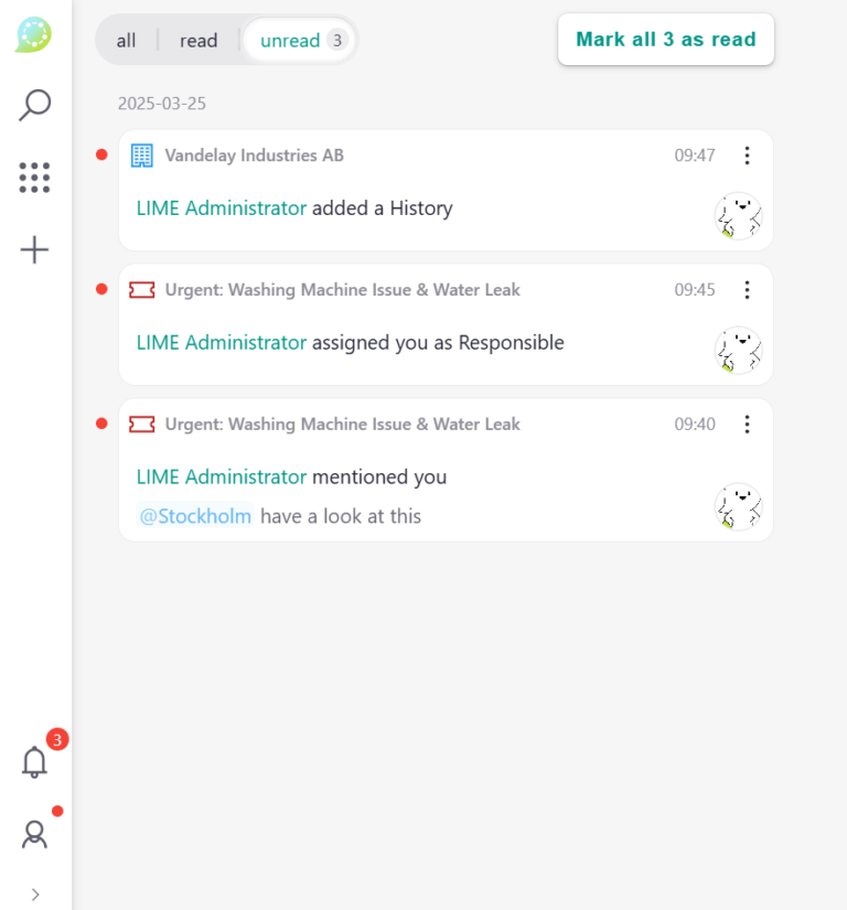Notifications - Lime Technologies