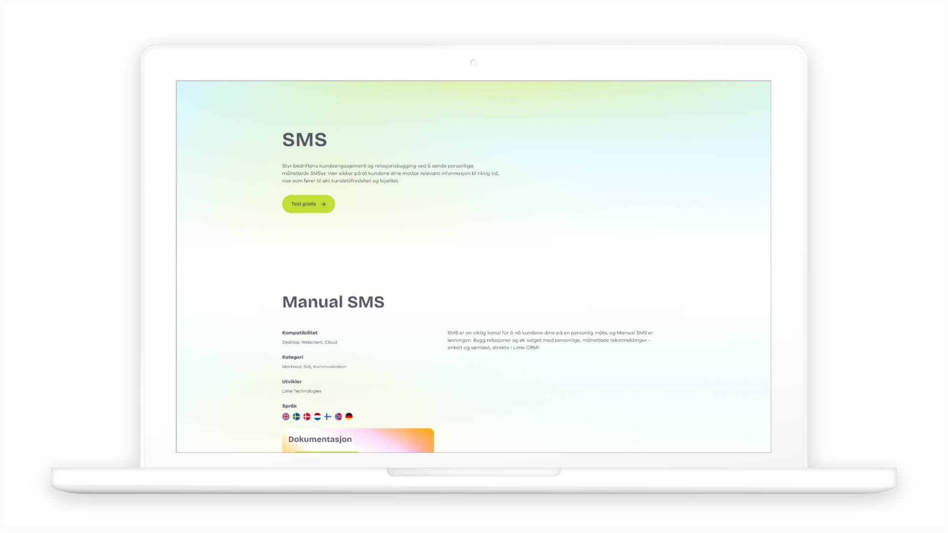 SMS- og tekstmeldinger i Lime CRM - Lime Technologies