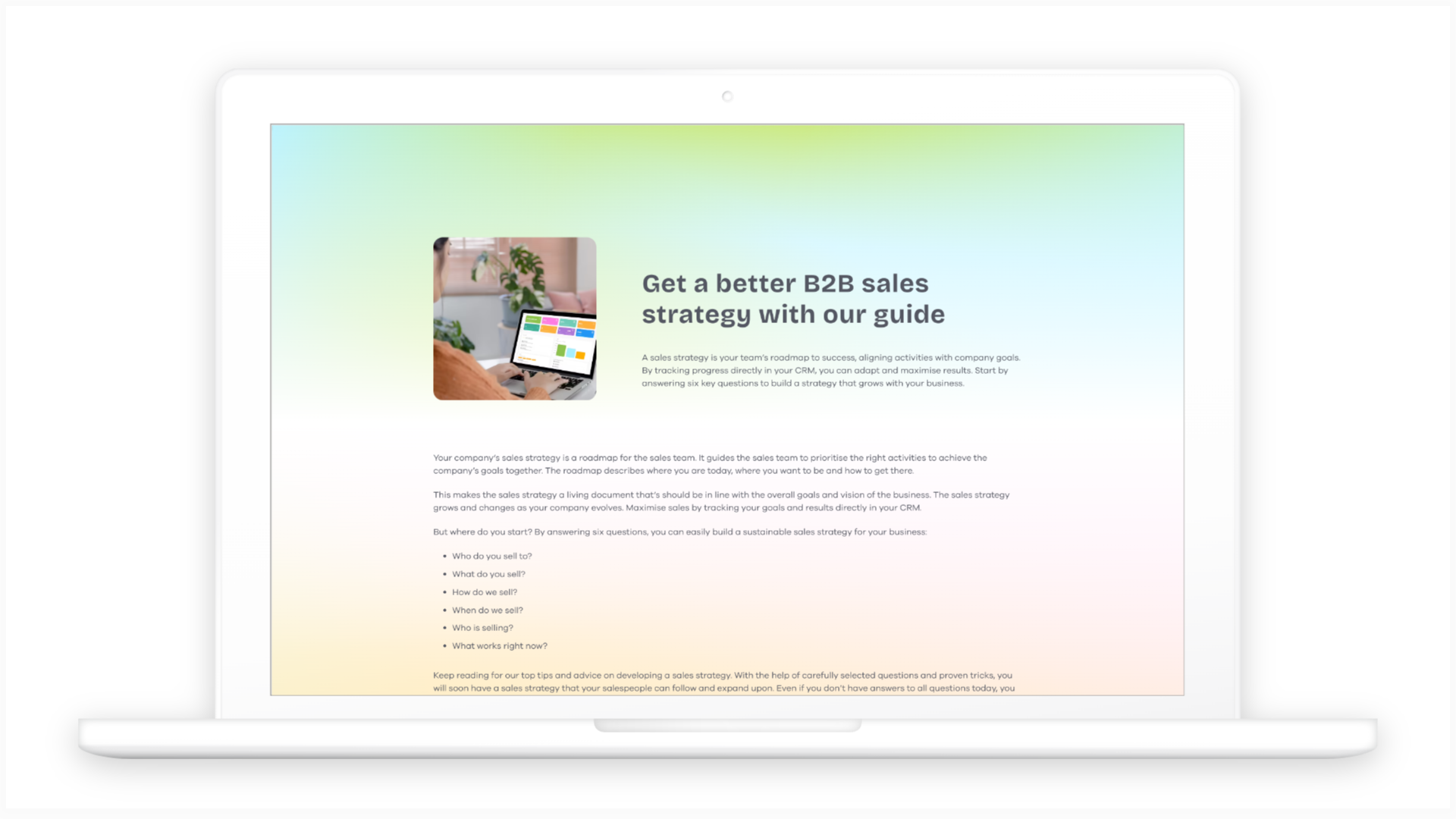 Our guide to a more selling B2B sales stratergy - Lime Technologies