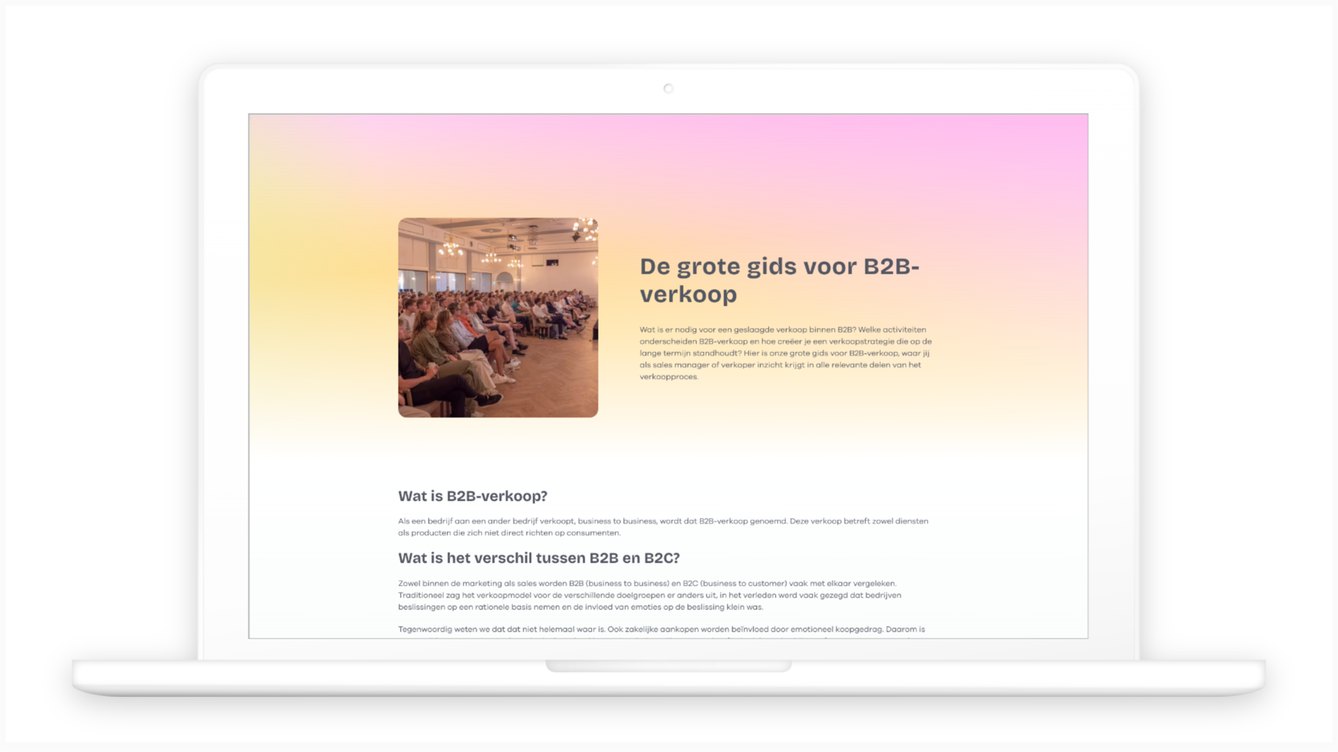 Onze grote gids voor B2B-verkoop - Lime Technologies