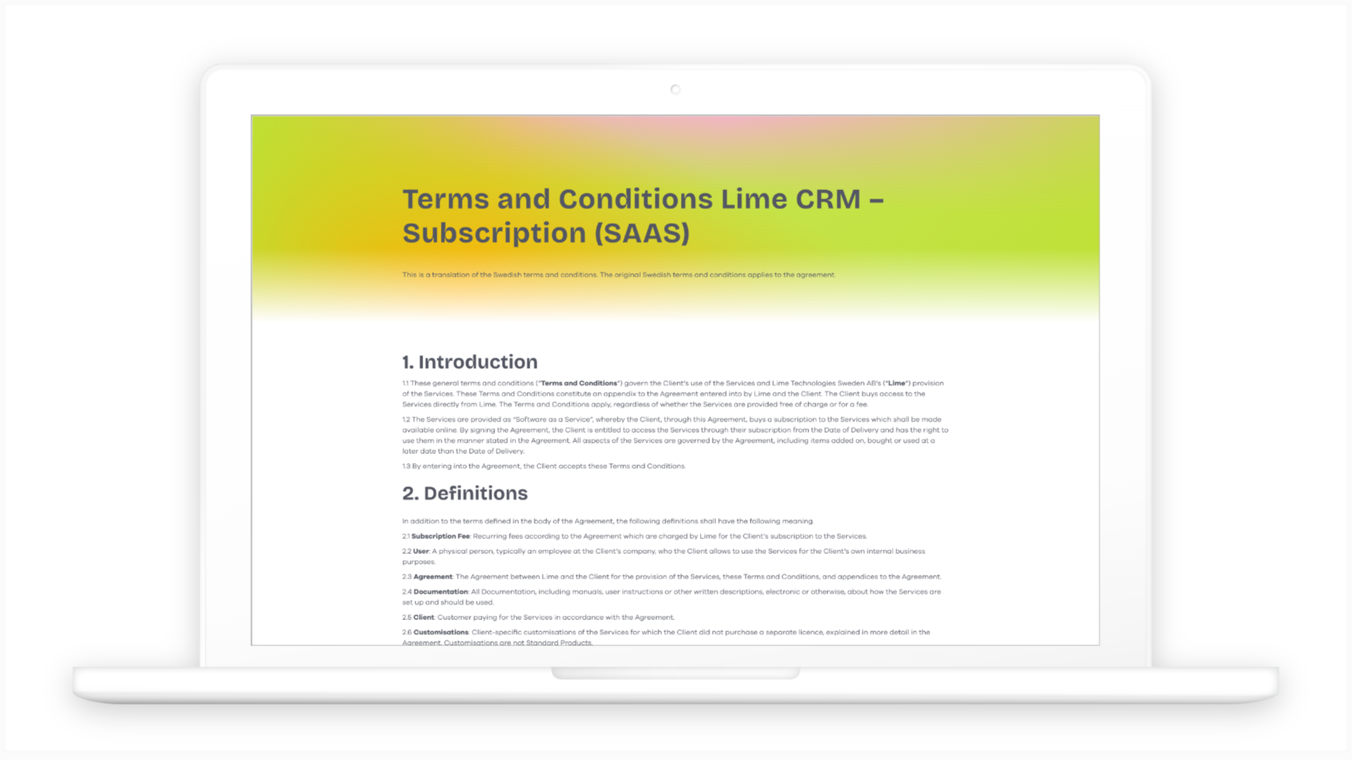 Lime CRM – Subscription (SAAS) - Lime Technologies