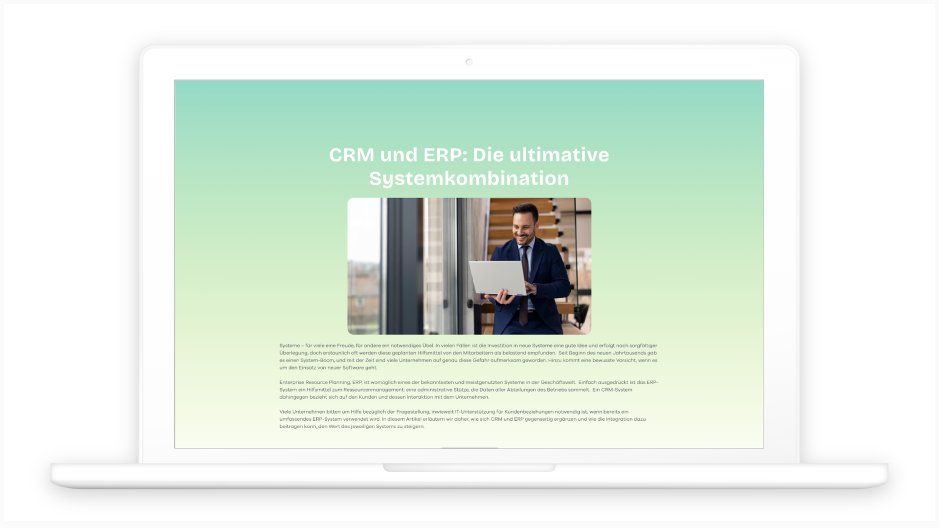 Darum passen CRM und ERP gut zusammen - Lime Technologies
