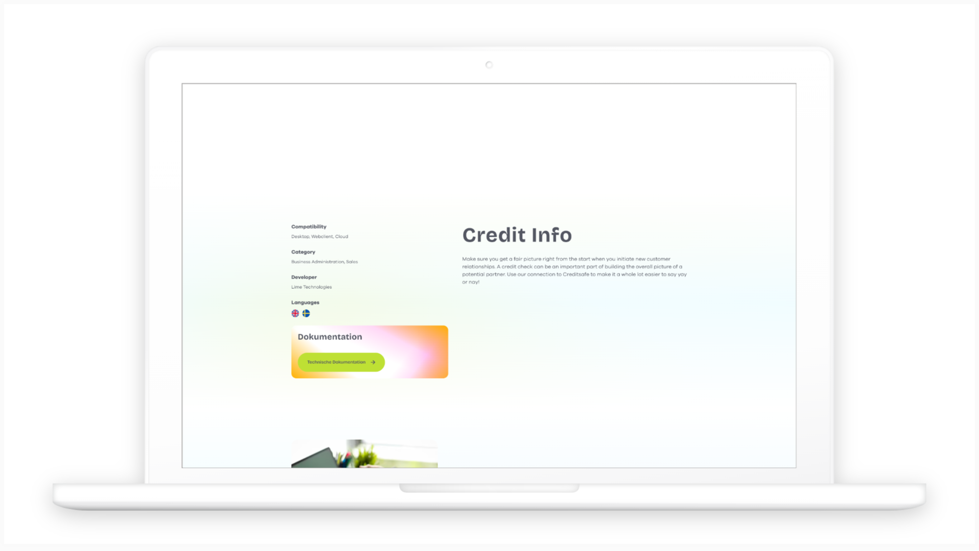 Credit Info in Lime CRM - Lime Technologies
