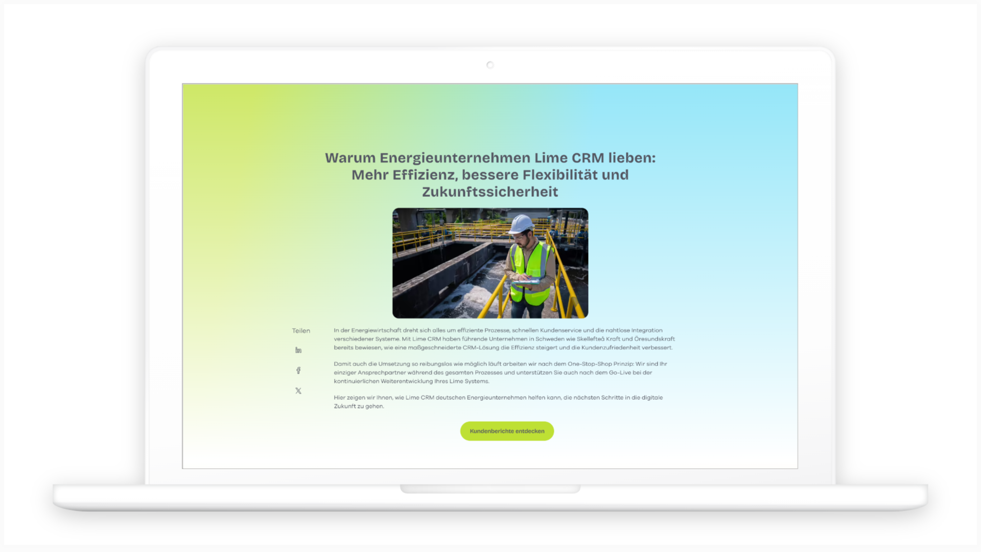 Darum lieben Energieunternehmen Lime CRM - Lime Technologies