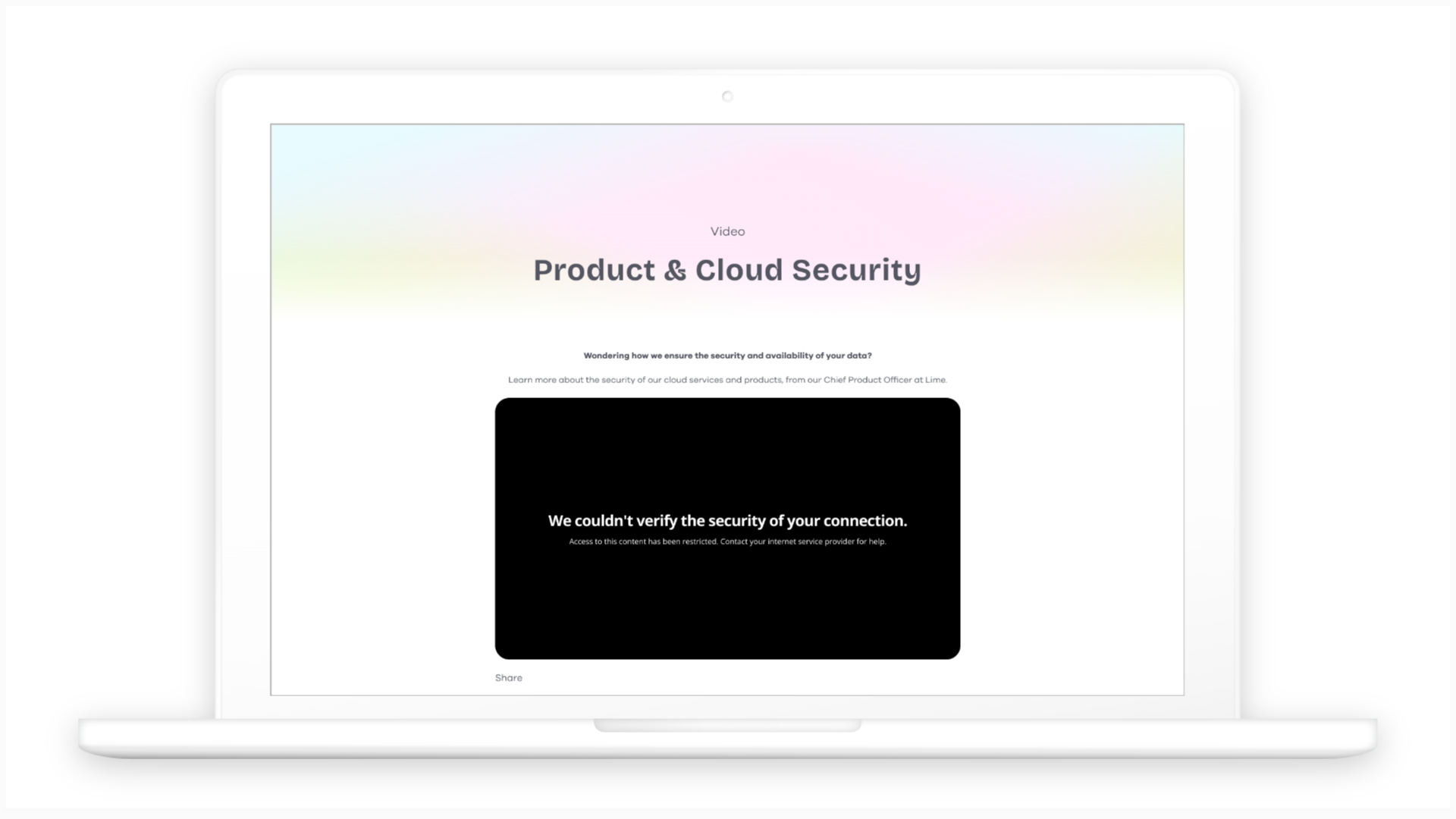 Product Cloud Security Lime Technologies
