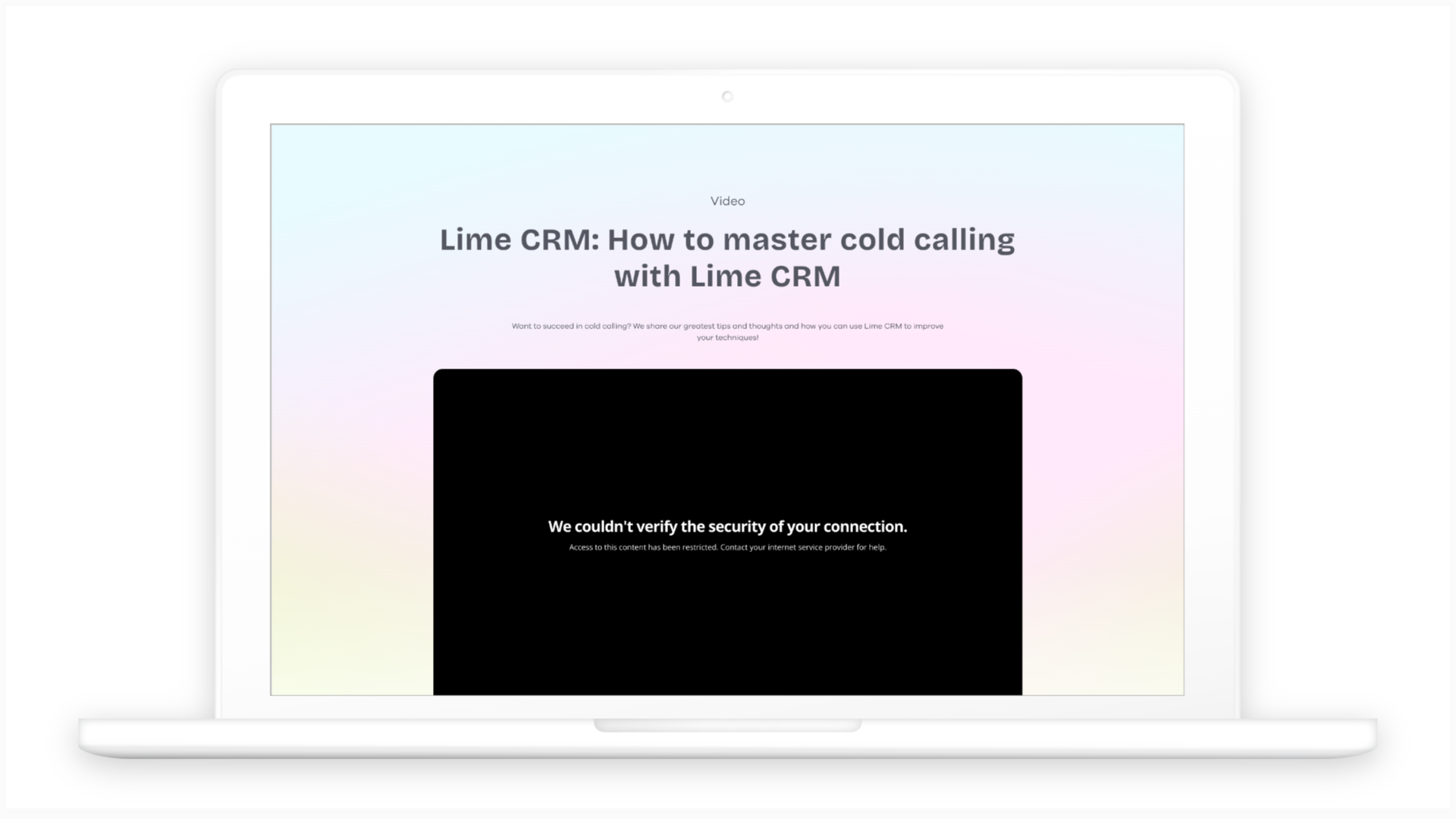Master Cold Calling with Lime CRM - Lime Technologies