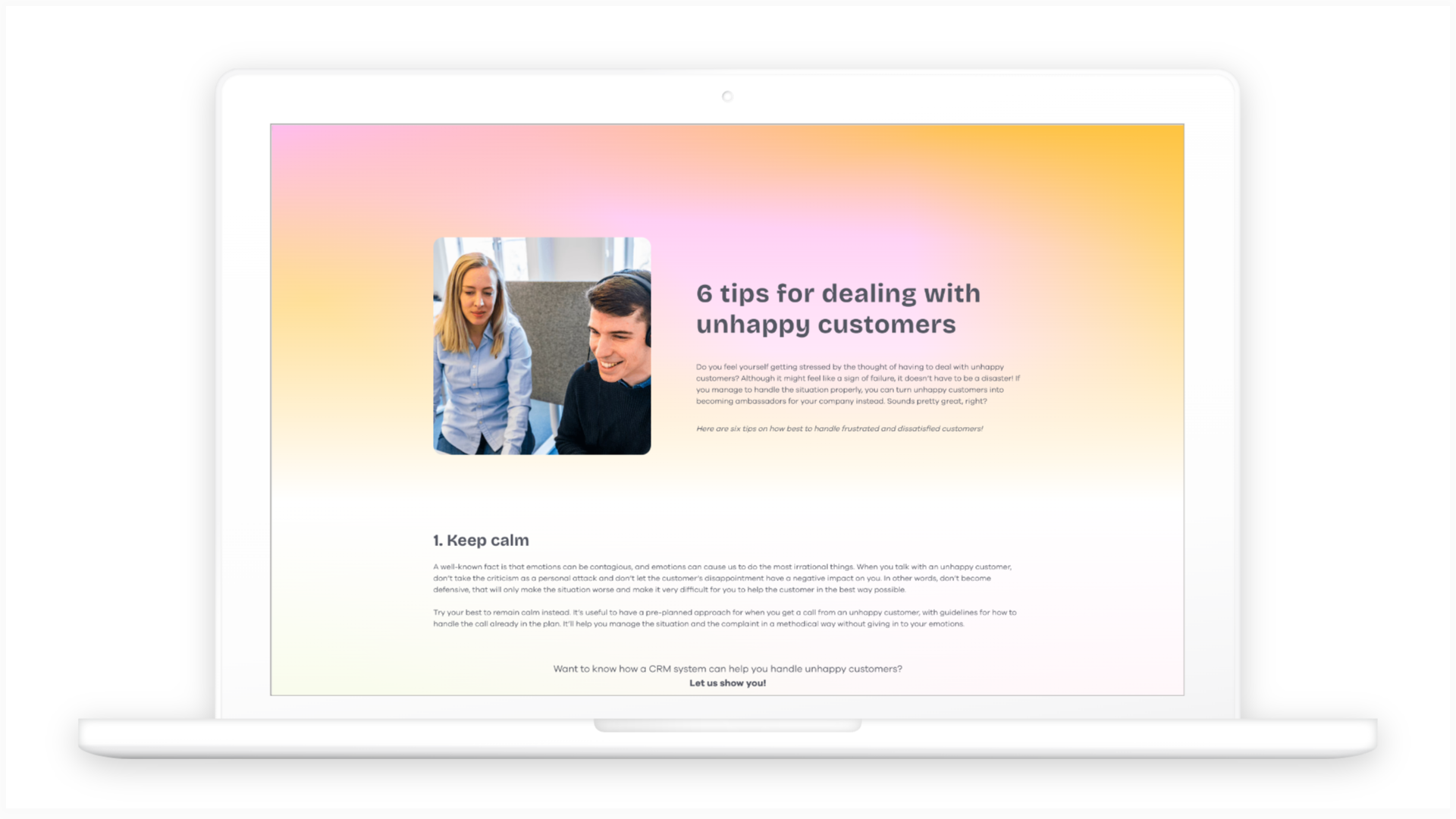 6 tips for dealing with unsatisfied customers - Lime Technologies