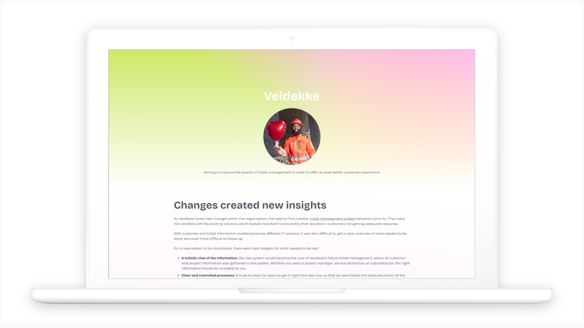 Veidekke - Lime Technologies