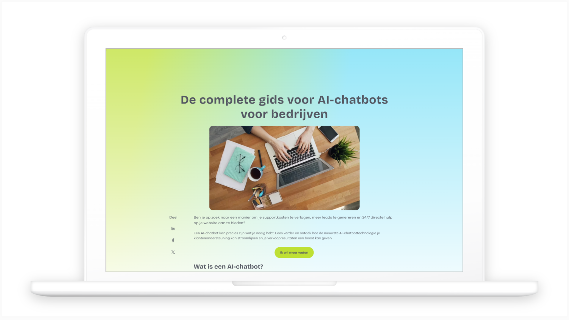 AI-chatbot: definitie, voordelen en functie - Lime Technologies