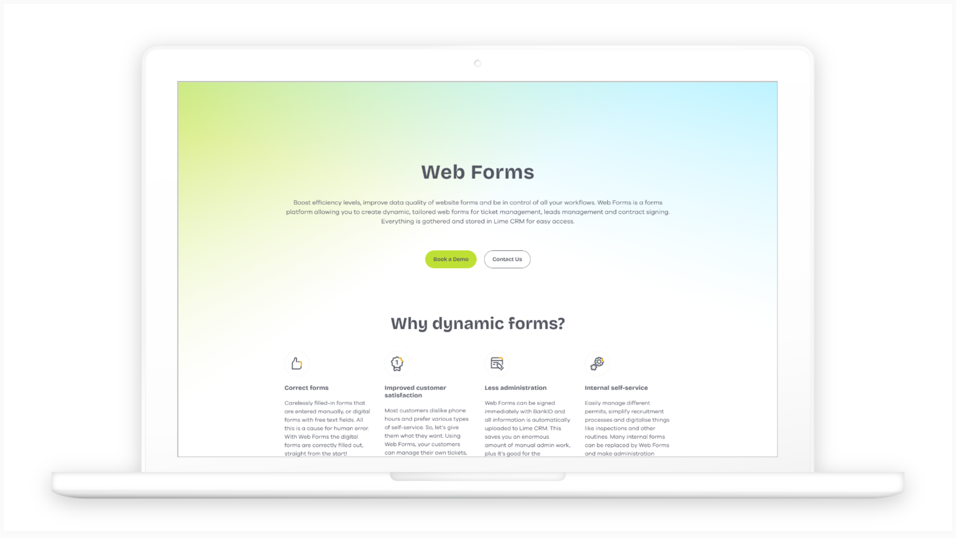 Lime Forms in Lime CRM - Lime Technologies