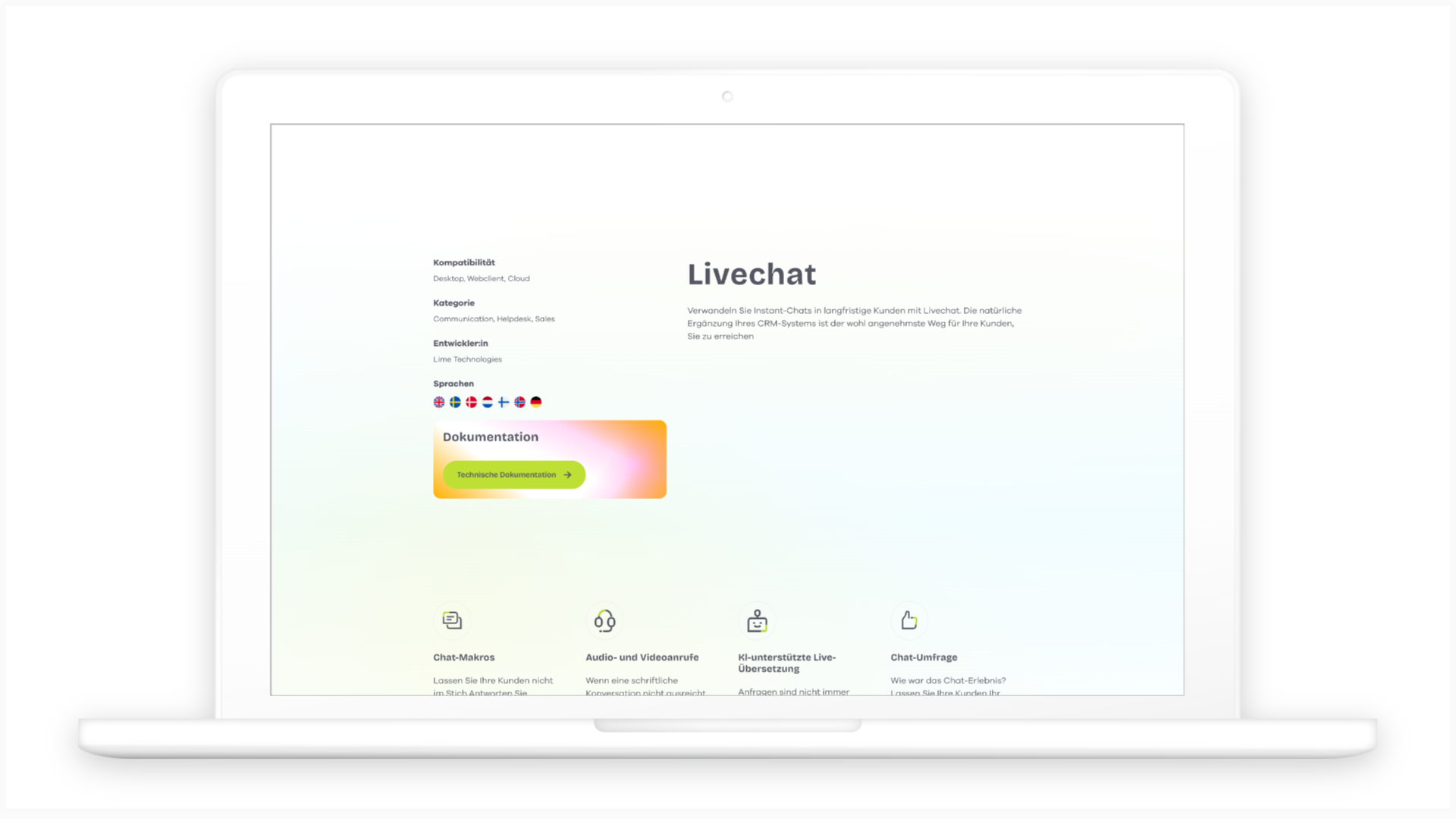 Live Chat in Lime CRM - Lime Technologies