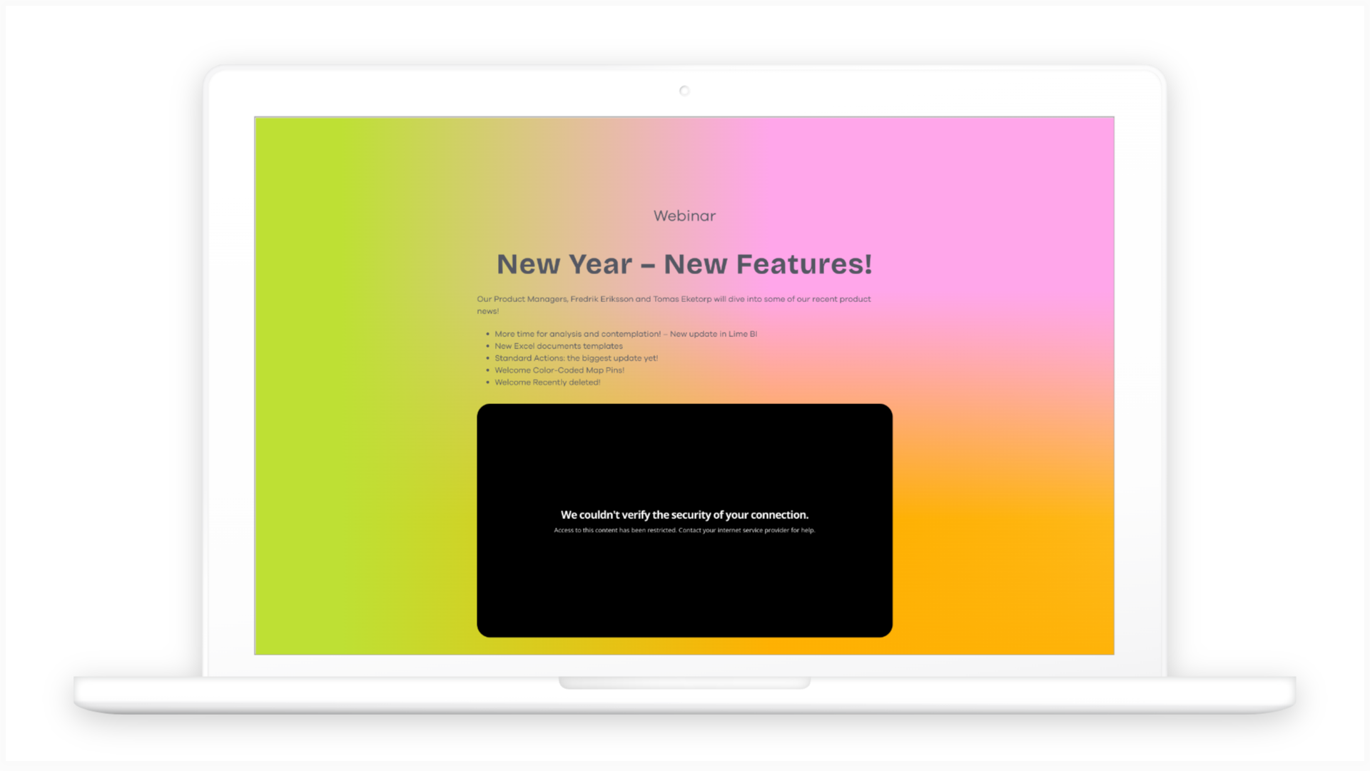 New Year - New Features! - Lime Technologies